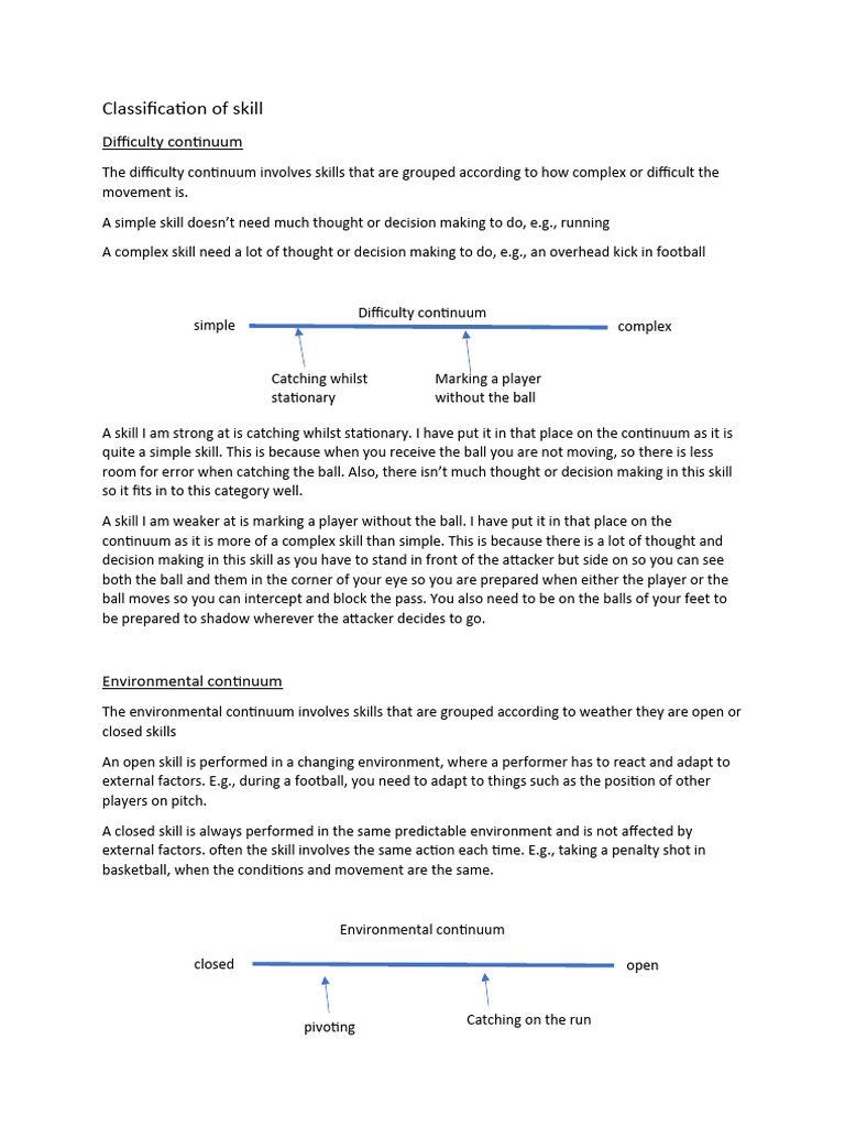 Classification of Skill 2 | PDF | Psychology