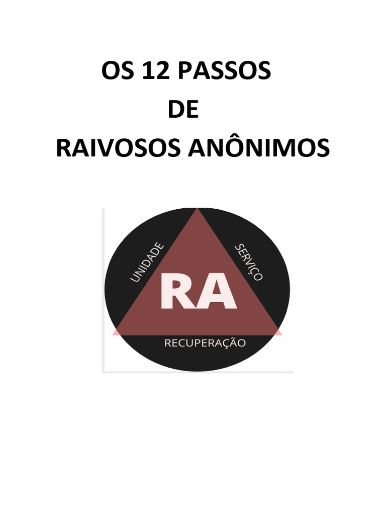 12 Passos de Raivosos Anônimos | PDF | Amor | Tempo