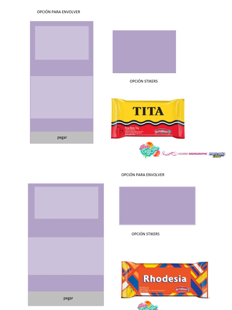 Plantilla CANDY BAR - A | PDF