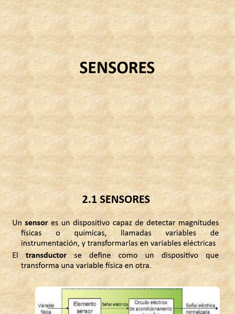 Sensores | PDF | Sensor | Ciencia de los Materiales