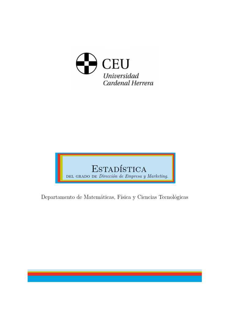 Manual Estad DM | PDF | Muestreo (Estadísticas) | Media