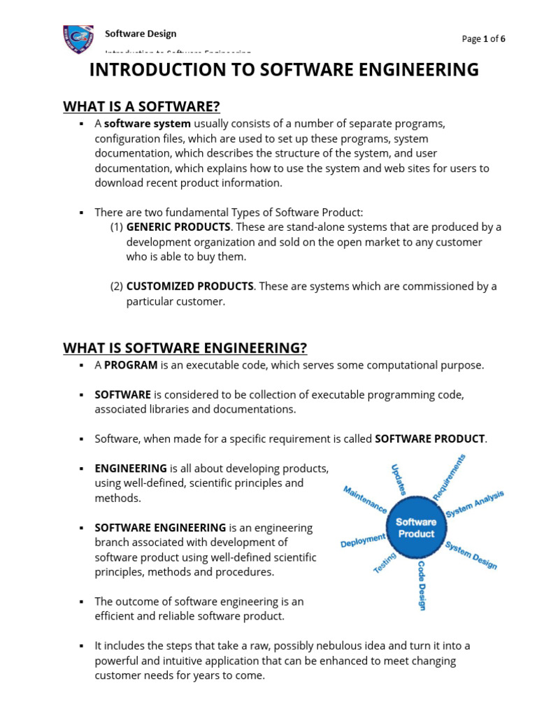Introduction to Software Engineering | PDF | Software | Software Engineering