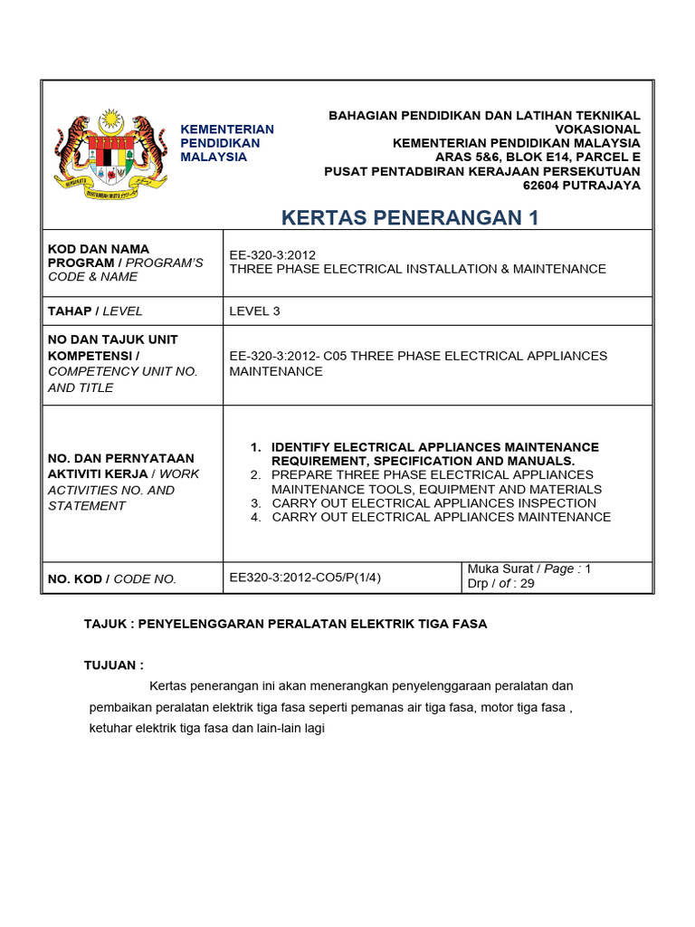 C05-P1 Kenal Pasti Keperluan | PDF