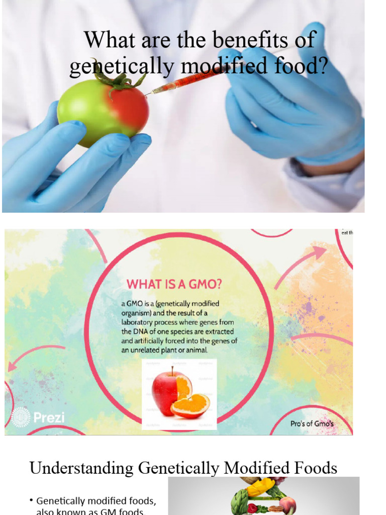 What Are The Benefits of Genetically Modified Food | PDF