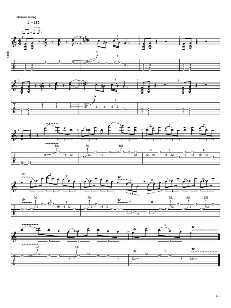 Evil Woman Guitar Tab and Solo | PDF