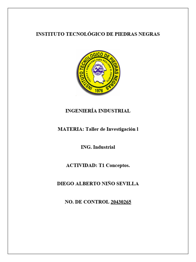 T1 Conceptos-Diego Niño | PDF | Conocimiento | Teoría