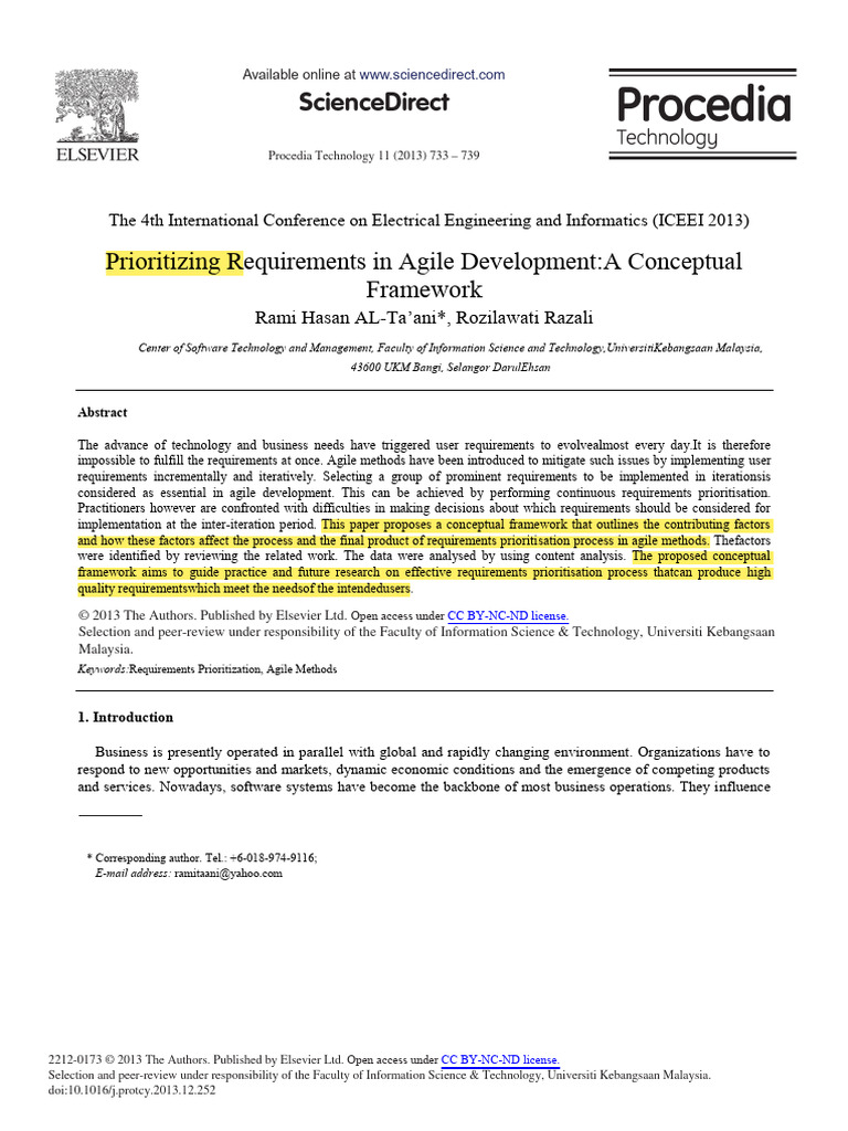 Requirement Prioritization | PDF | Agile Software Development | Information Technology