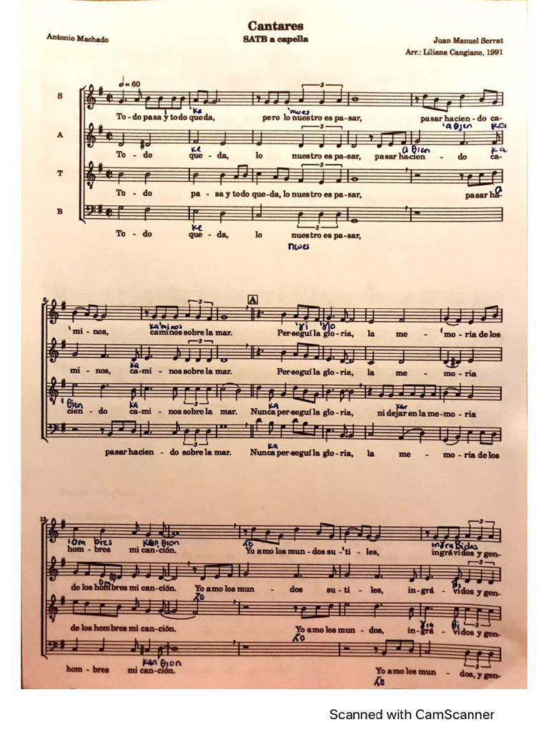 Cantares Serrat | PDF