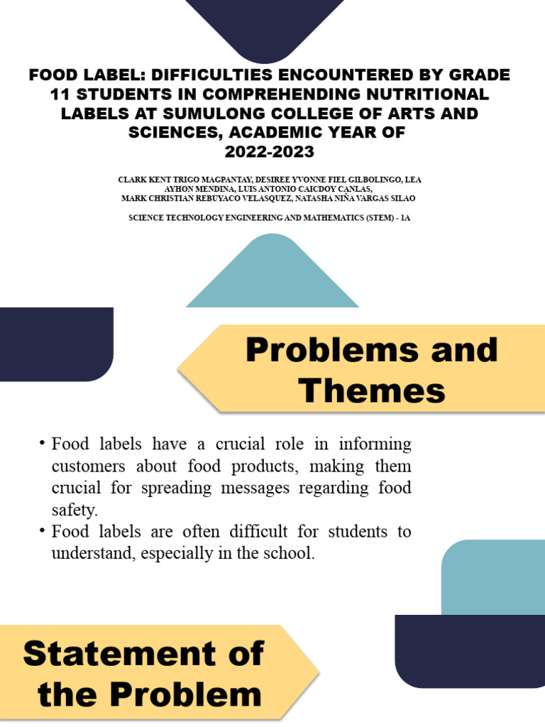 Research Presentation Group 3 Set A 1 Pdf Science