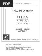 Formato Portada Portadilla Tesis-Unam | PDF | Ciencia y matemáticas