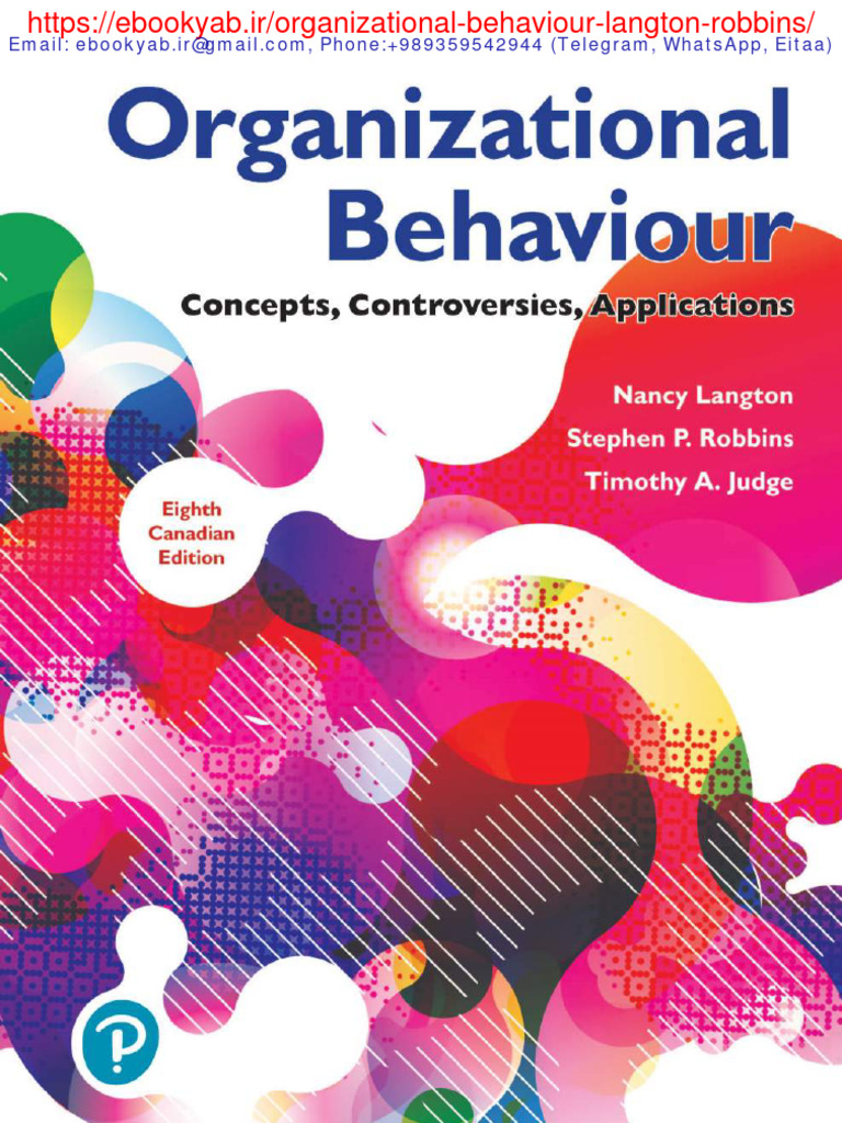 Sample - Organizational Behaviour 8th Canadian Edition by Langton & Robbins & Judge | PDF