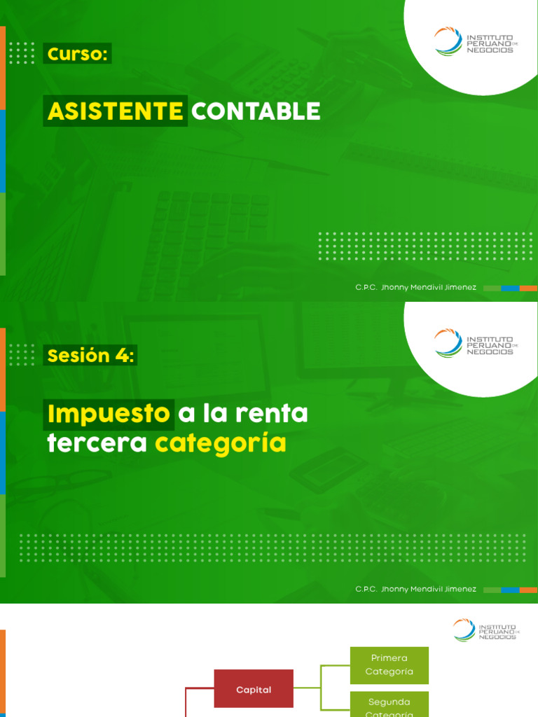 Asistente Contable - Sesion 4 | PDF | Contabilidad | Impuestos
