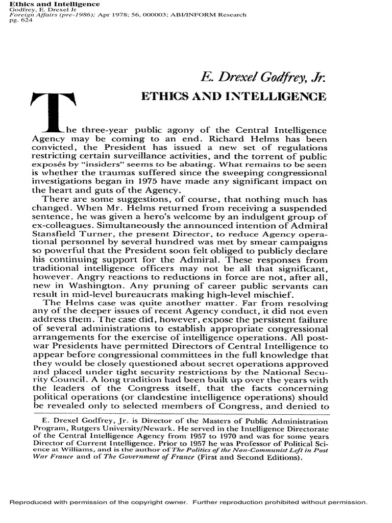 Foreign Affairs 1978 Godfrey JR | PDF