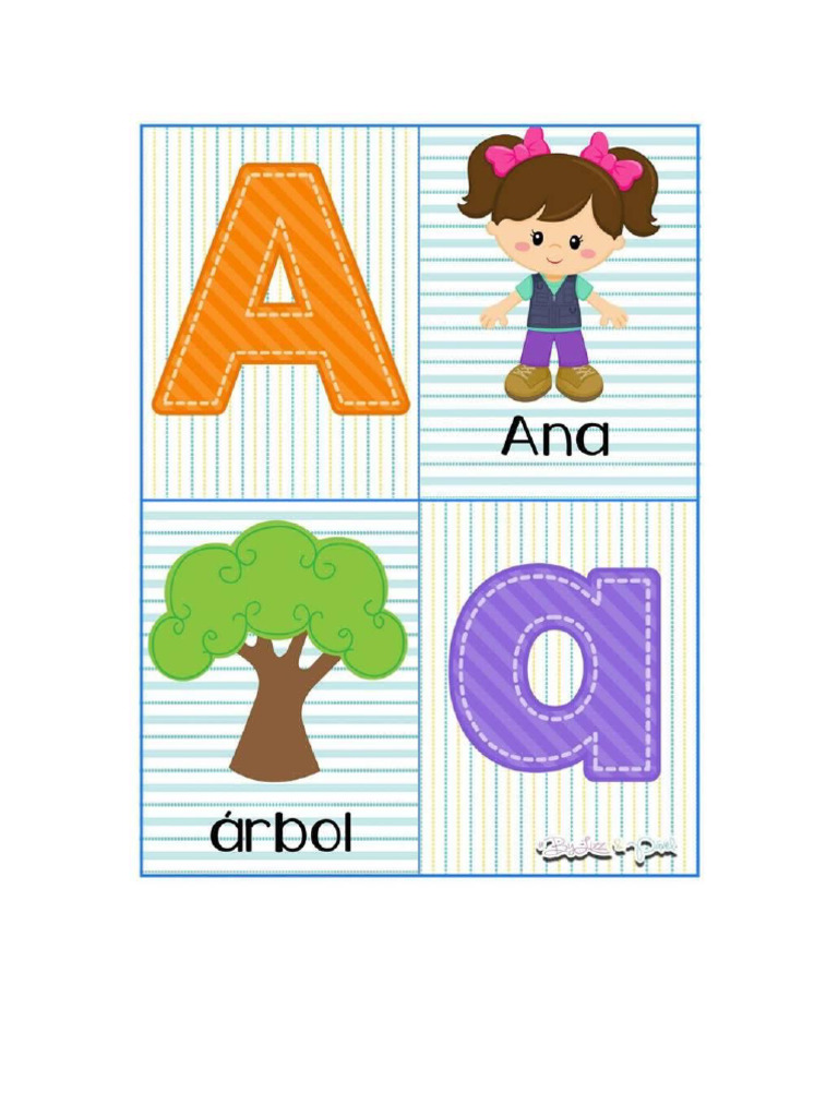 Tarjetas ABC Infantil | PDF