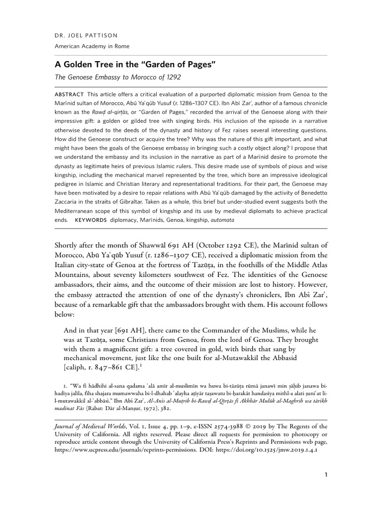 A Golden Tree in The "Garden of Pages" | PDF | Al Andalus | Caliphate