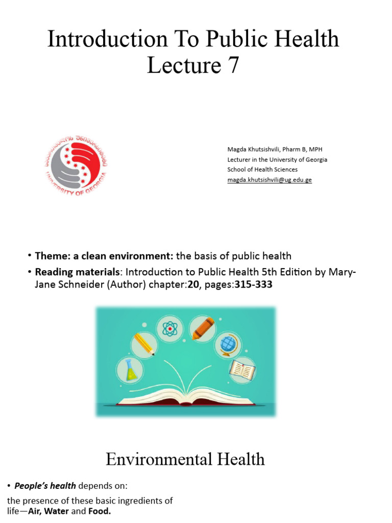 Lecture 7, Introduction To Public Health. | PDF | Cancer | Occupational ...