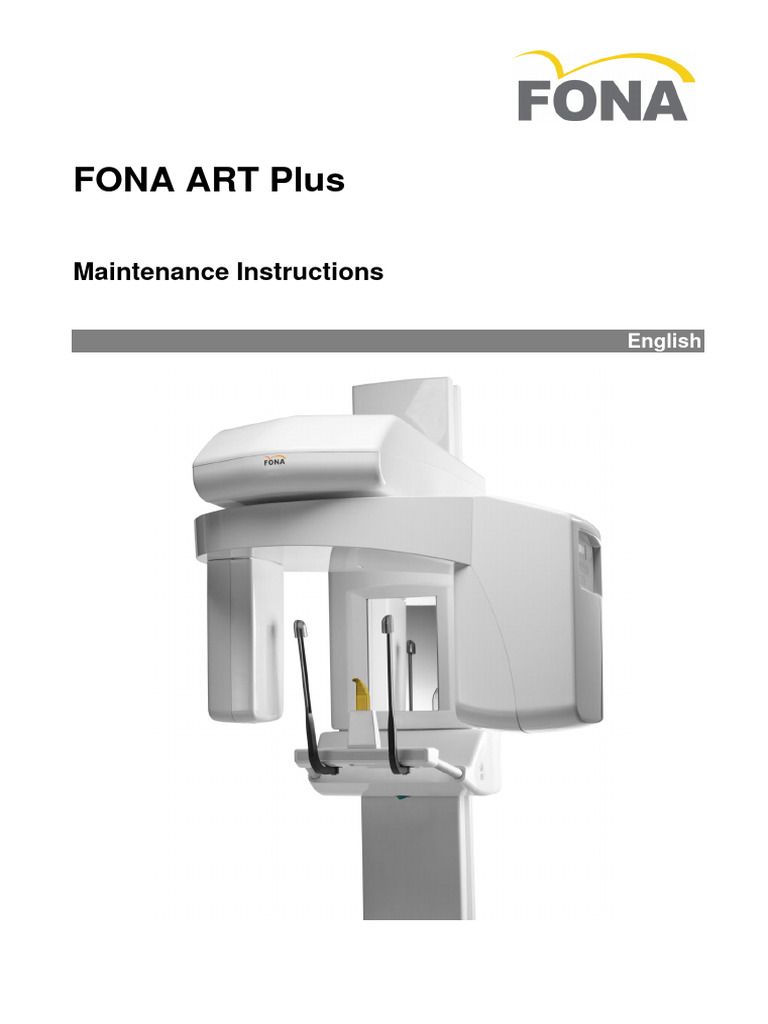 FONA ART Plus Maintenance Guide | PDF | Power Supply | Vacuum Tube