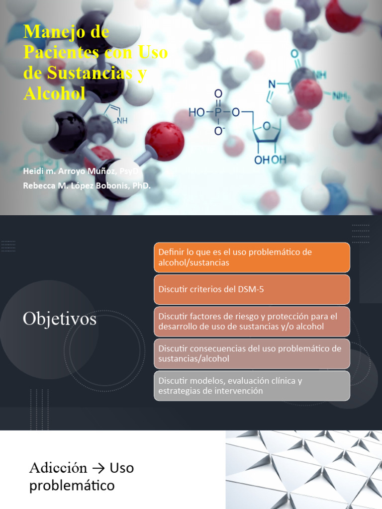 Uso Problemático de Sustancia (2023) | PDF | Drogas | La dependencia de sustancias