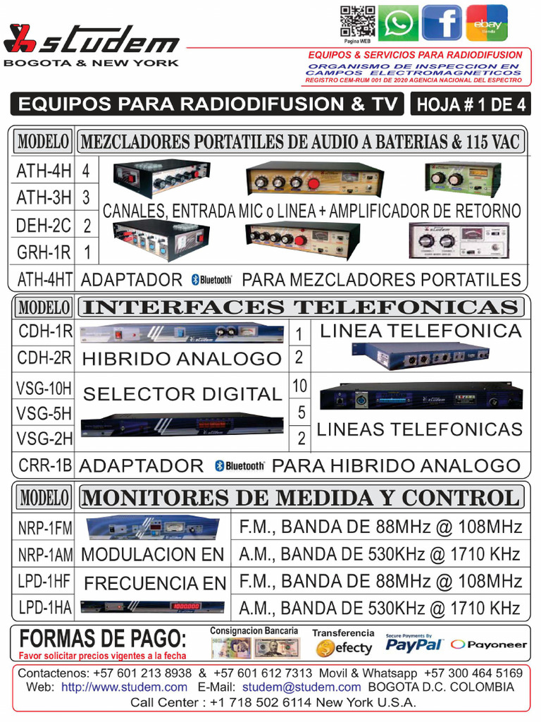 © STUDEM Equipos - Scaner | PDF