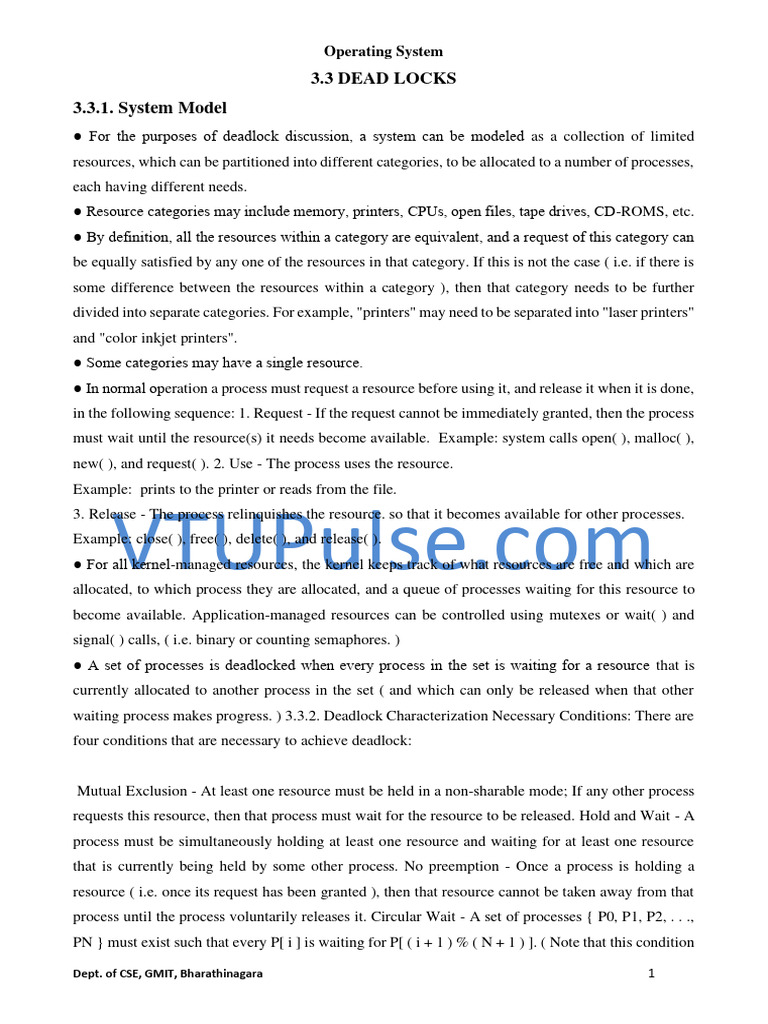 Os Module3 | PDF | Information Technology | Computer Engineering