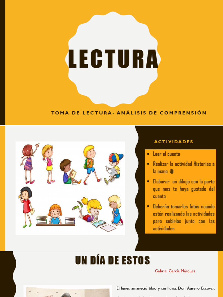 Lectura Un Dia de Estos | PDF