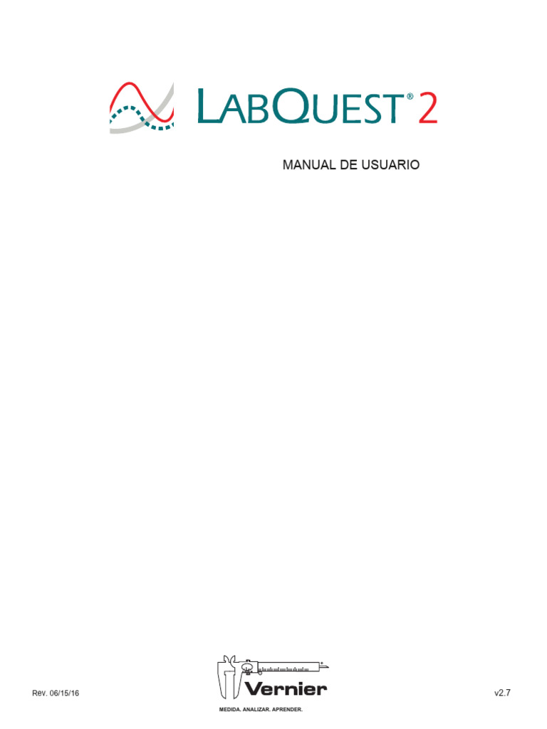 Manual Labquest Español Calidoso | PDF | Radio | Archivo de computadora