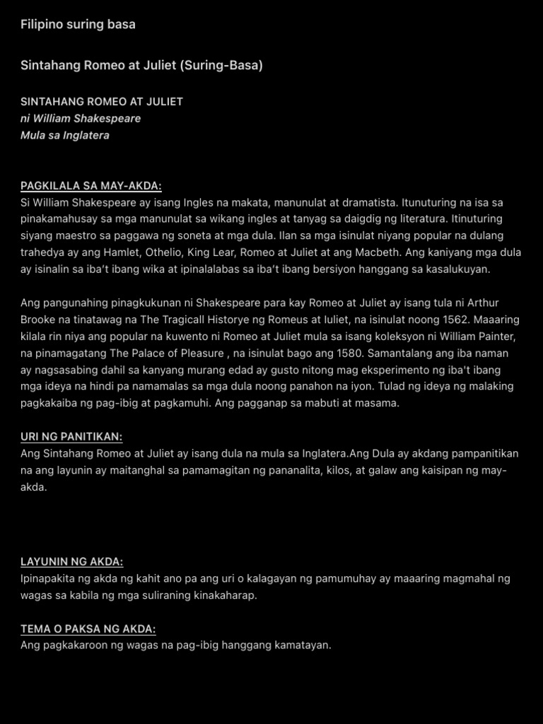 Filipino Suring Basa | PDF