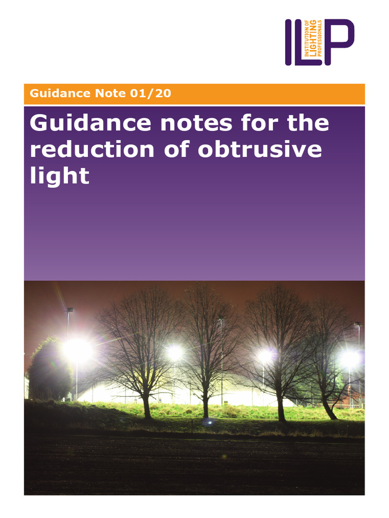 ILP Note On Obtrusive Lighting | PDF | Lighting | Light