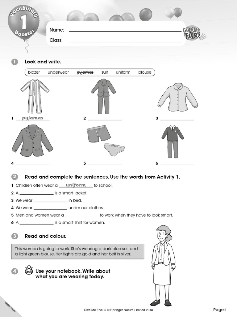 GMF L5 Vocabulary Boosters | PDF