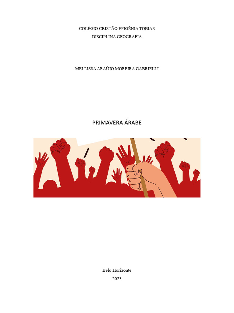 PRIMAVERA ARABE Trabaio | PDF | Primavera Árabe | Islamismo sunita