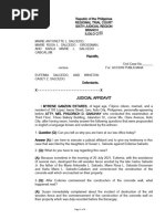 Sample Judicial-Counter-Affidavit Slander | PDF | Defamation | Justice