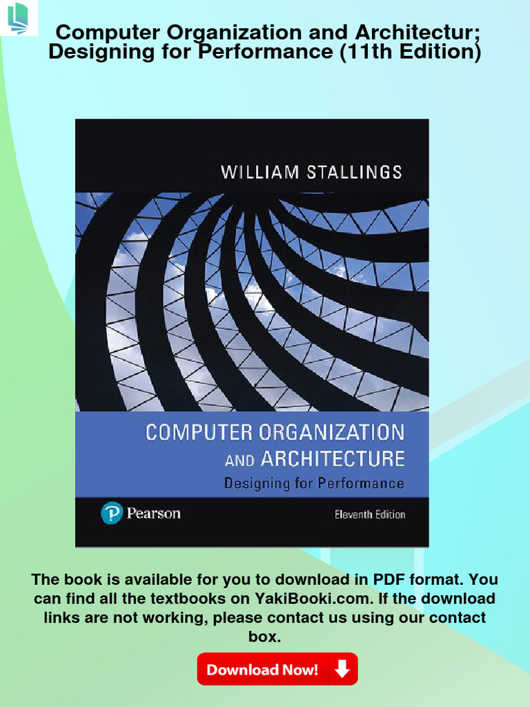 Computer Organization and Architectur Designing For Performance (11th ...
