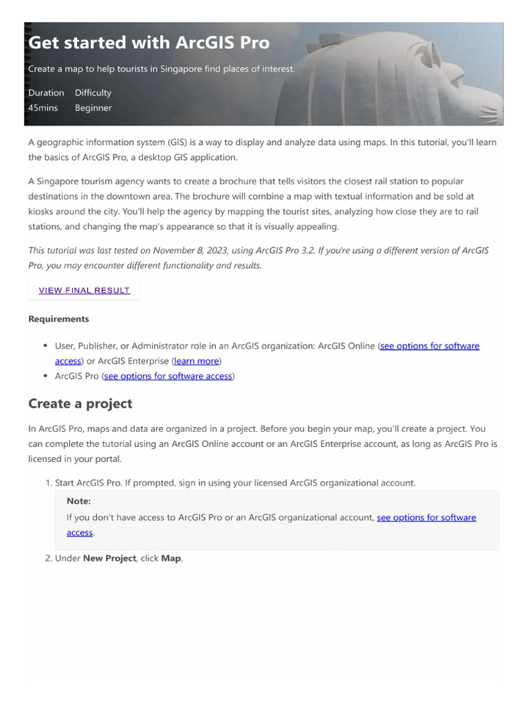 Get Started With ArcGIS Pro | PDF