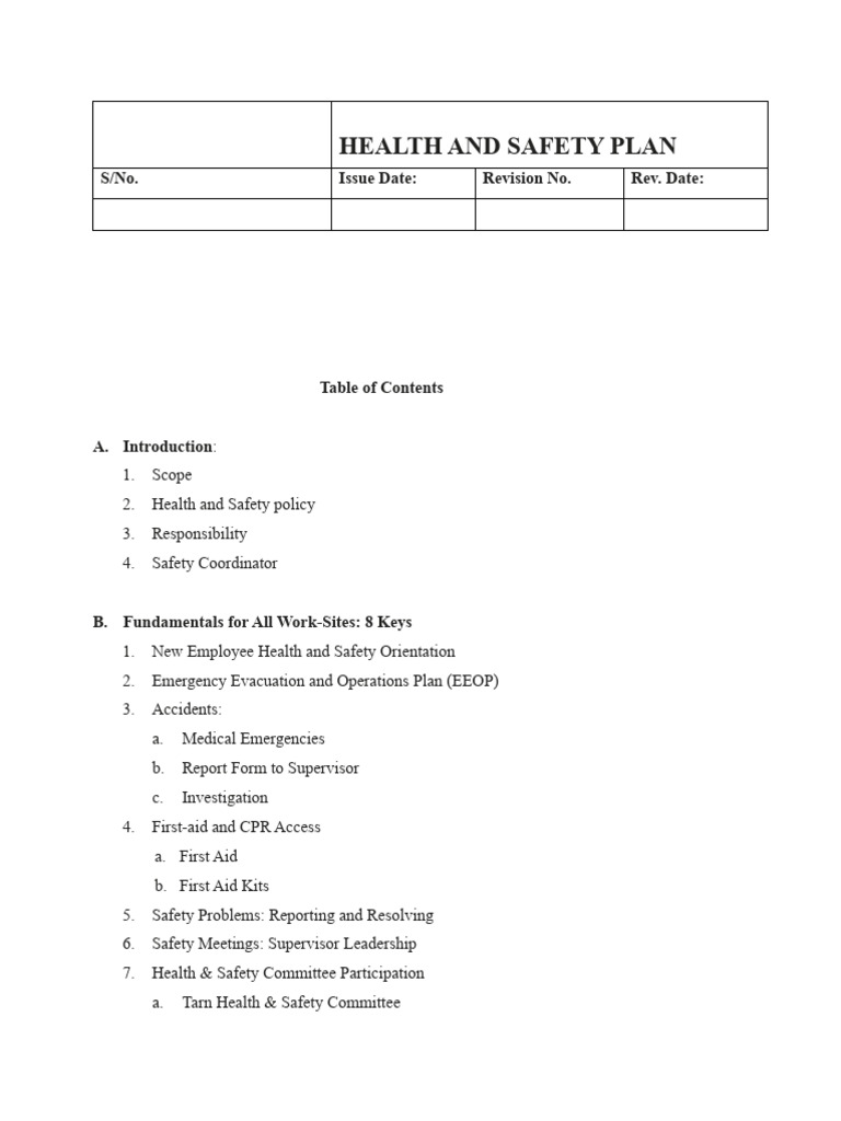 HSE Management Plan | PDF | Occupational Safety And Health | Hazards