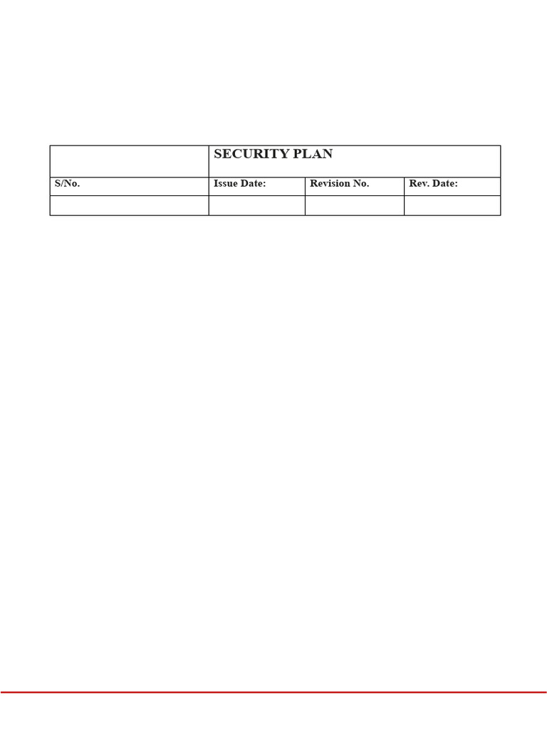 Security Plan | PDF | Security Alarm | Security Guard