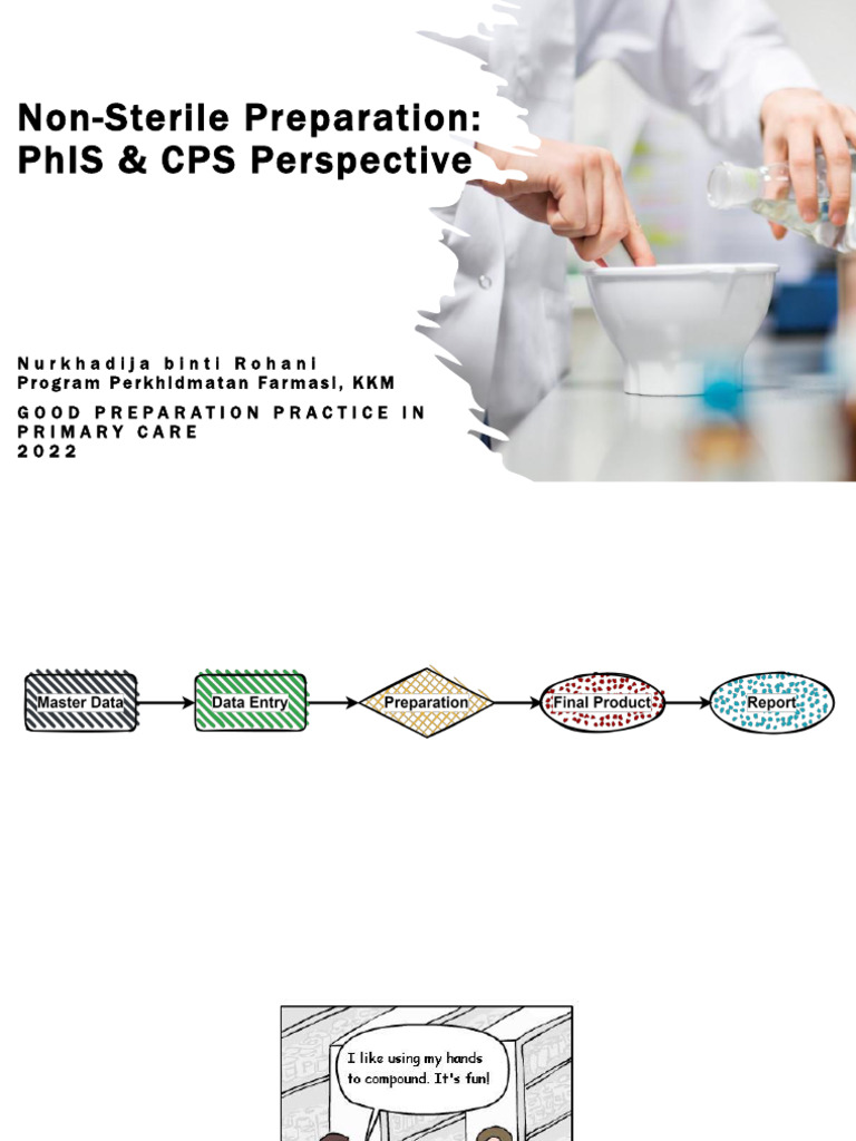 Non Sterile Preparation Phis Cps Perspective | PDF | Pharmacy | Medicine