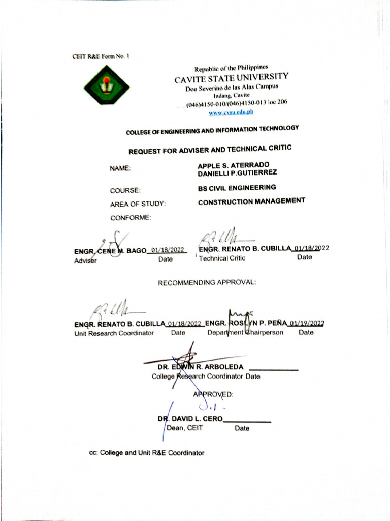 Capstone 32 Forms 1to9 | PDF