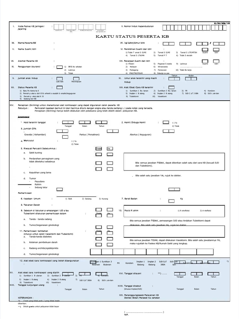 Pdf-Kartu-Status-Peserta-Kb - Compress Ani | PDF