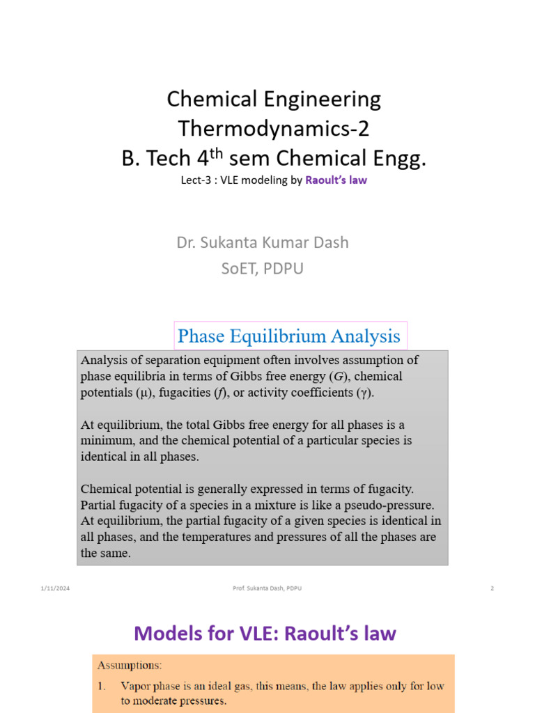 CET 2 Unit 1 Lect 3 | PDF | Analytical Chemistry | Mathematical Physics