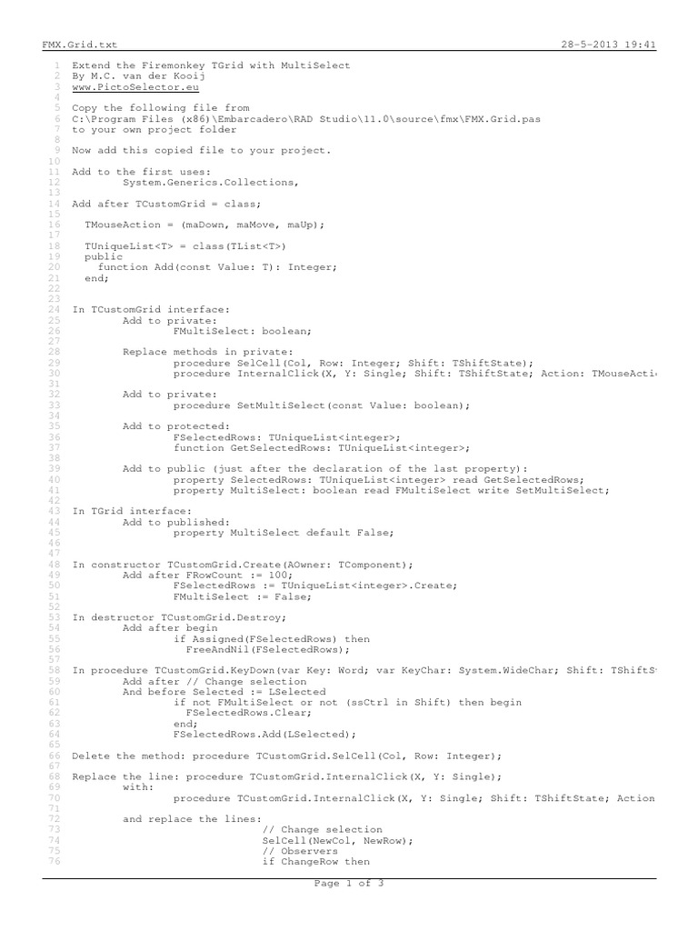 FMX Grid | PDF | Teaching Methods & Materials