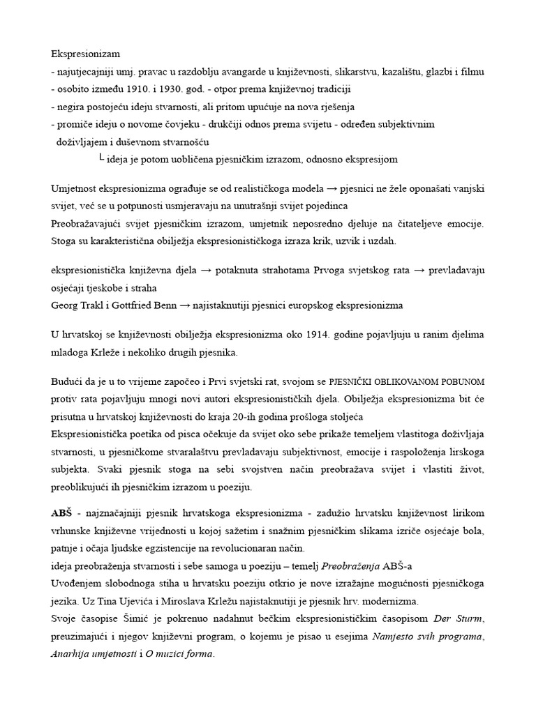 Modernizam Skripta 3 | PDF