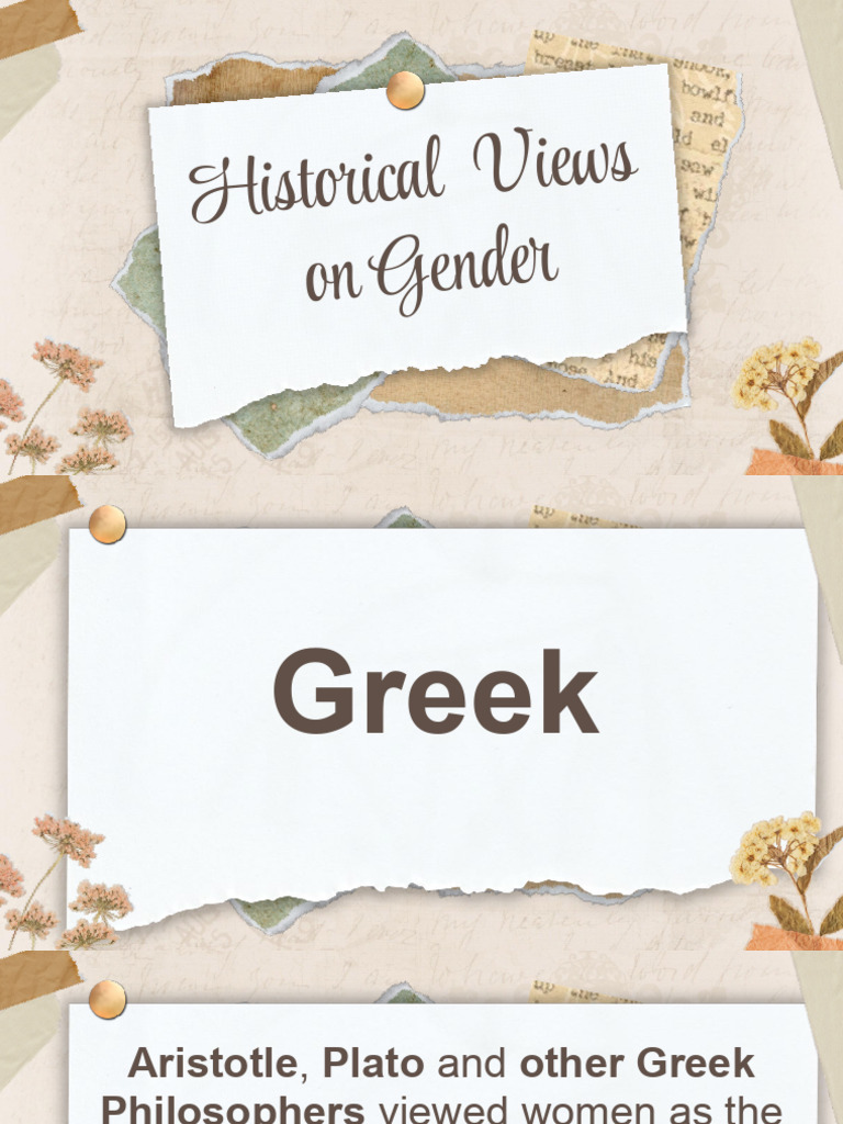Historical Views On Gender | PDF | Sexism | Woman