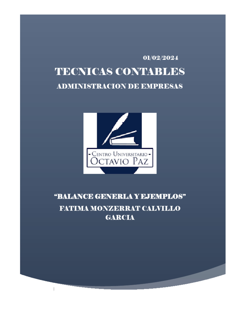 Definicion de Balance General | PDF | Hoja de balance | Contabilidad
