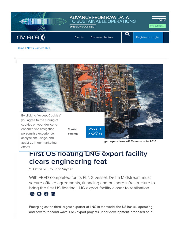 Riviera - News Content Hub - First US Floating LNG Export Facility ...