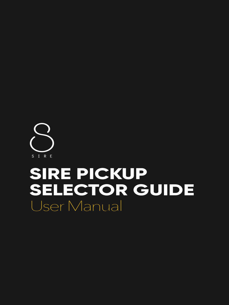 Pickup Selector | PDF | Home & Garden | Computers