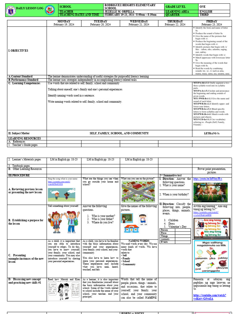 English DLL Q3 W4 | PDF