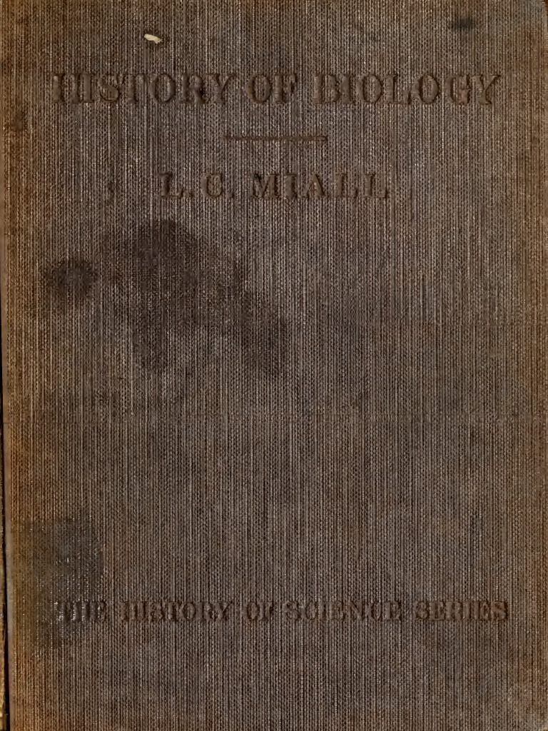 History of Biology 00 Mial | PDF