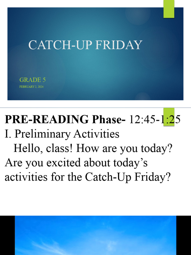 Catch Up Friday PPT Feb 2 | PDF