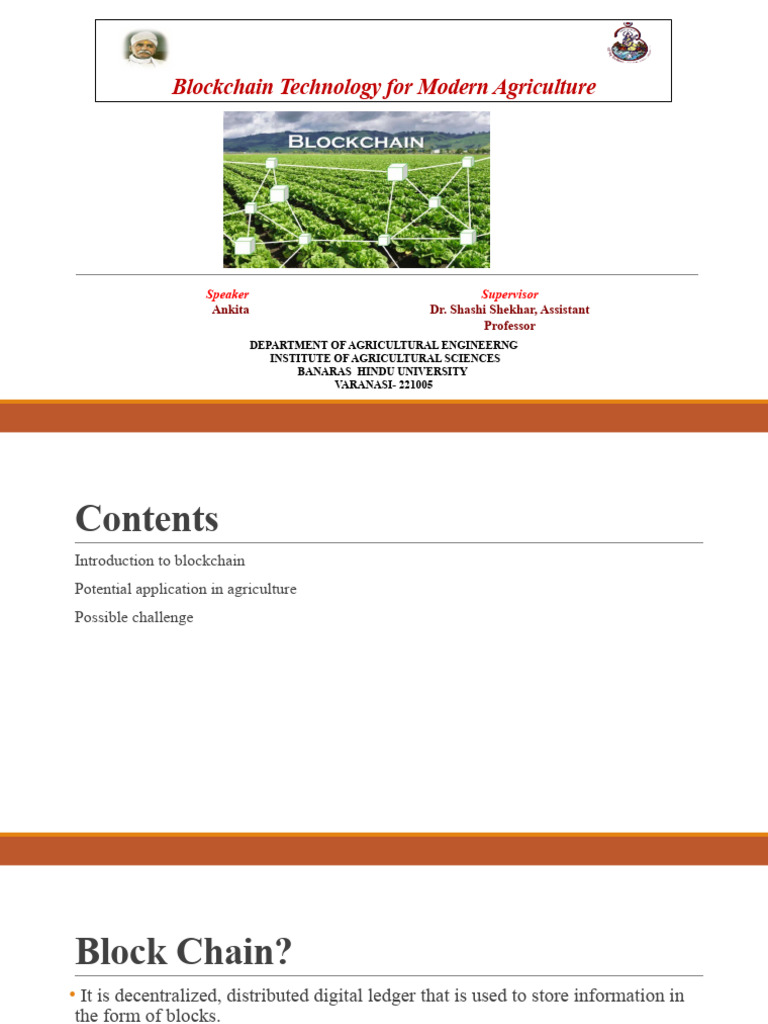 Presentation On Blockchain | PDF | Business | Computers