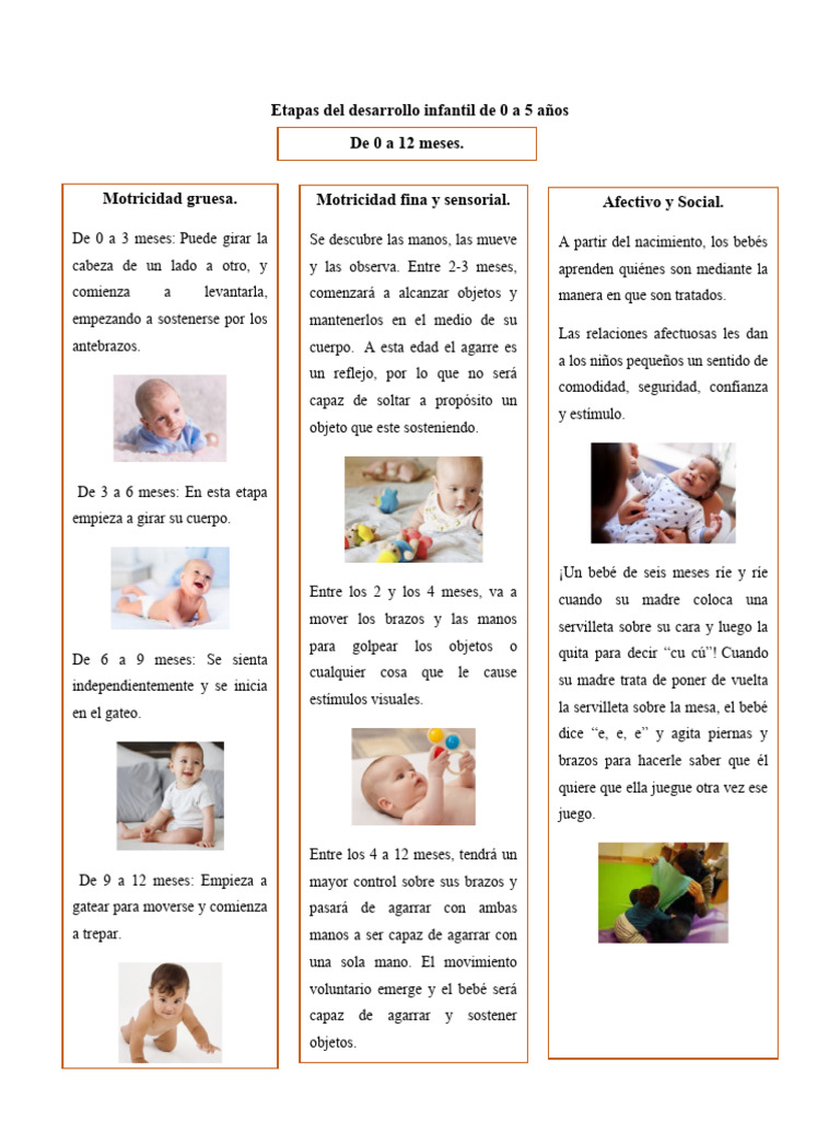 Desarrollo Del Infante | PDF | Pensamiento | Conceptos psicologicos